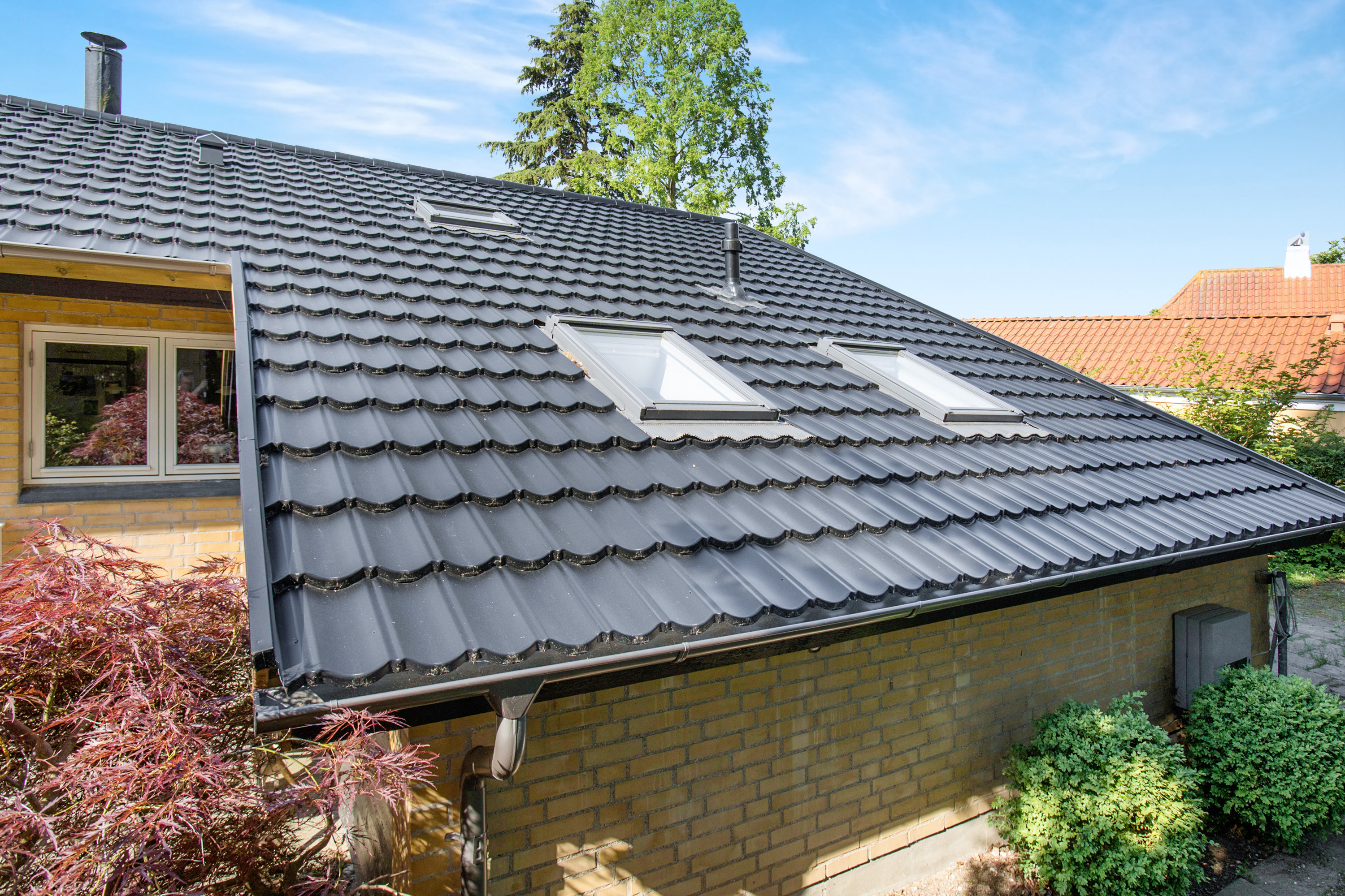 Nyt Decra Elegance tag i Espergærde» Jydsk Tagteknik