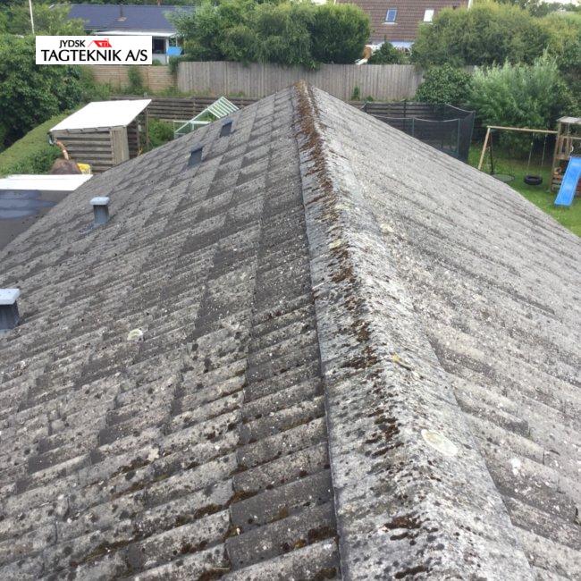 Renovering af B7 eternit plader i Hvalsø – Jydsk Tagteknik